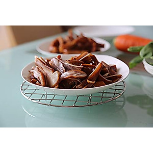 bafvt BBQ Accessories Grill Rack - 304 Stainless Steel Baking Cooking Round Rack for Rib Cookie Cakes, 10 Inches…