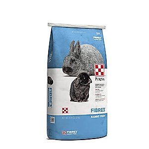 Purina | Fibre3 Rabbit Feed | All Lifestages | 50 Pound (50 LB) Bag