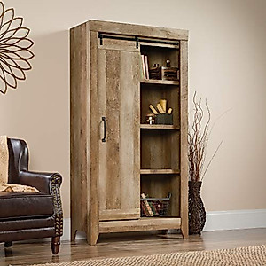 Sauder Adept Storage Cabinet, Craftsman Oak finish
