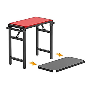 SafBbcue Adjustable Griddle Stand for Blackstone 17 Inch Griddle 22" Griddle, Multifunctional BBQ Stand with Double -Shelf Outdoor Worktable for Cuisinart, Pit Boss, Royal Portable Grill, Pizza Oven