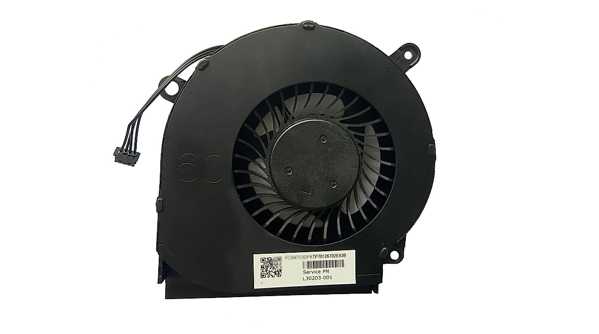 HK-PART Replacement Fan for HP Omen 15-DC | Genuine CPU & GPU Cooling Fans