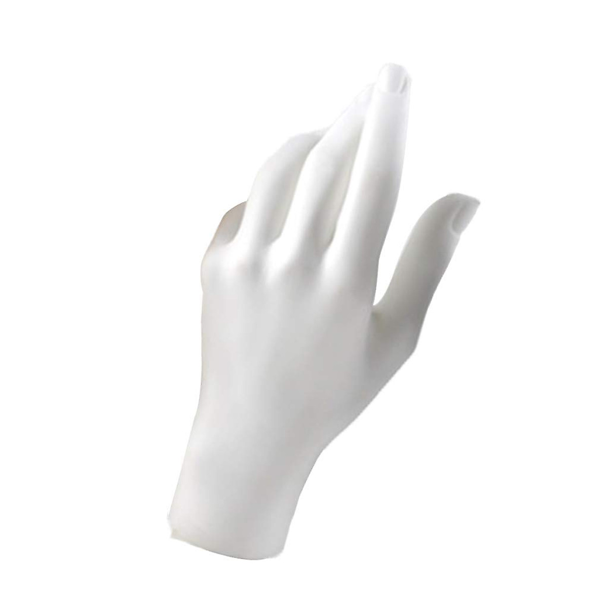 KODORIA Female Hand Mannequin Hand Jewelry Bracelet Ring Gloves Display Organizer Stand - White L