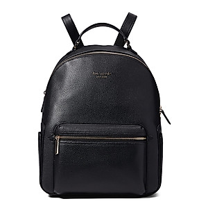 Kate Spade New York Hudson Pebble Pebbled Leather Large Backpack Black One Size
