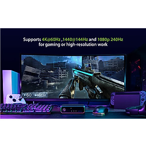 IOGEAR Nexus 3-Port 4K HDMI KVM (Keyboard, Video, Mouse) Switch for PC and Game Consoles, PS4, PS5, Xbox Series X/S, Xbox One, Nintendo Switch, 1440P@144hz, 1080P@240hz (GCS1337)