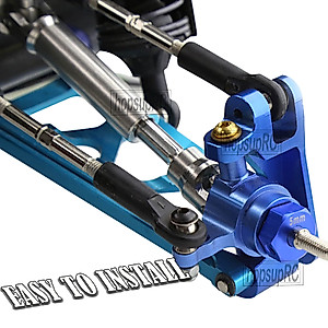 hopsupRC Stainless Steel Rear Drive Shaft CVD & Front Axles Upgrades Part for 1/10 Slash 2WD VXL/Rustler 2WD VXL/Stampede 2WD VXL/Hoss 2WD VXL (Upgrades More Powerful) Silver