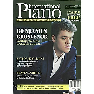 INTERNATIONAL PIANO MAGAZINE, INSIDE 18 PAGES OF FREE SHEET MUSIC FEBRUARY, 2020 ISSUE NO.64 PRINTED IN UK ( PLEASE NOTE: ALL THESE MAGAZINES ARE PETS & SMOKE FREE. NO ADDRESS LABEL, FRESH STRAIGHT FROM NEWSSTAND. (SINGLE ISSUE MAGAZINE)