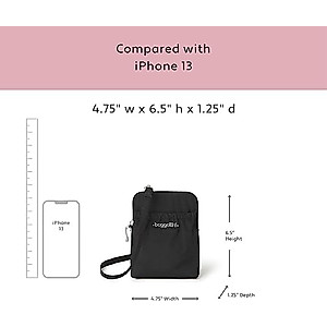 Baggallini womens Bryant Pouch With Rfid Handbags, Portobello, One Size US