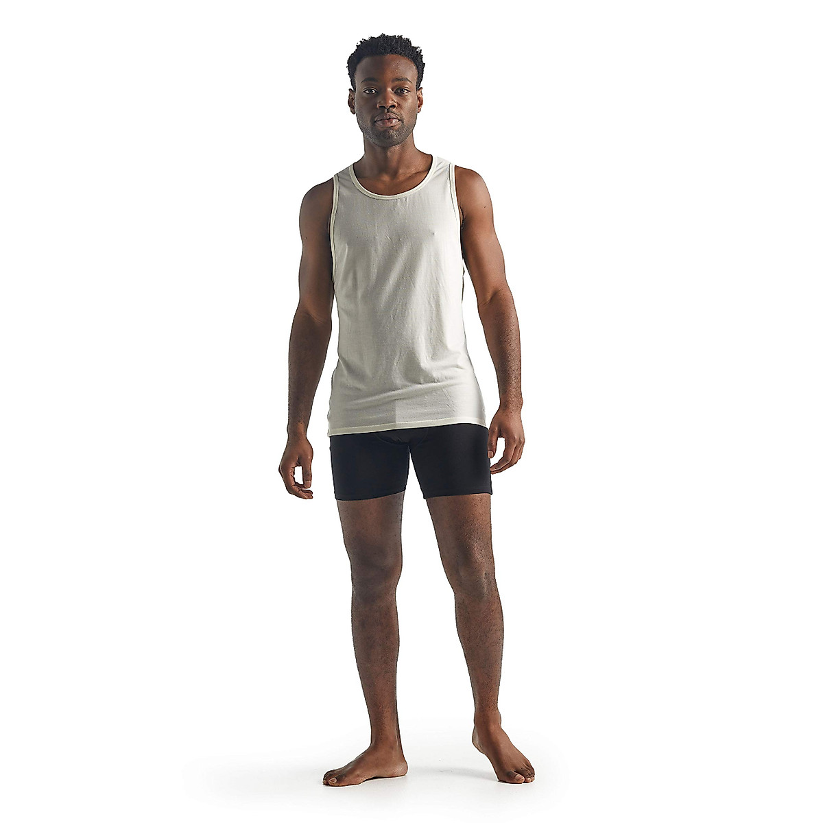 Icebreaker Merino Anatomica Tank Tops for Men, Merino Wool Base Layer - Soft, Stretchy Sleeveless Shirts for Men - Durable Tank Top Undershirt for Daily Wear, Outdoor Activities - Snow, Large