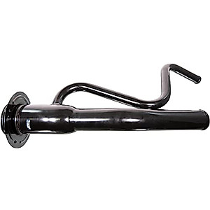 APDTY 688839 Gas Tank Fuel Filler Neck Tube Steel Pipe Compatible With 1999-2010 Ford F250 F350 F450 Super Duty Pickup w/Diesel Engine (96" INCH Bed Length; Black Powder Coated; Replaces 8C3Z9034KF,