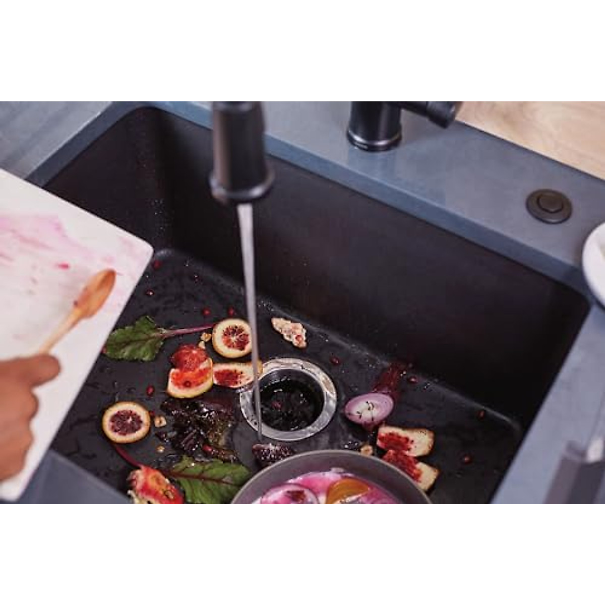 Moen GX50C Disposer Prep Series 1/2 HP Continuous Feed Garbage Disposal with Sound Reduction, Power Cord Included