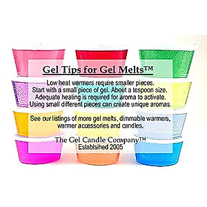 3 Pack Lavender Aroma Gel Melts for Warmers and Burners by The Gel Candle Company Peel, MELT and Enjoy