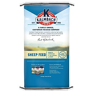 Kalmbach Feeds Medicated Ewe Builder Pelleted Feed for Sheep, 50 lb Bag