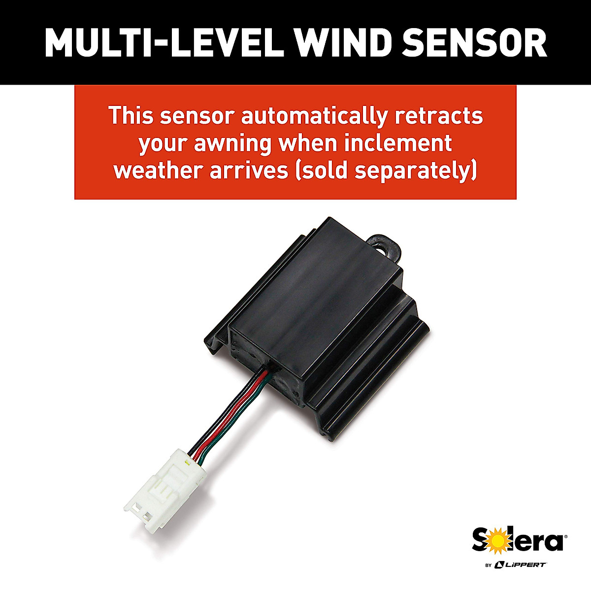 Solera 12V Smart Arm 63" Awning Hardware Kit for 5th Wheels, RVs, Travel Trailers, Power Extend and Retract, Safety Lock Button, Weatherproof - 759516