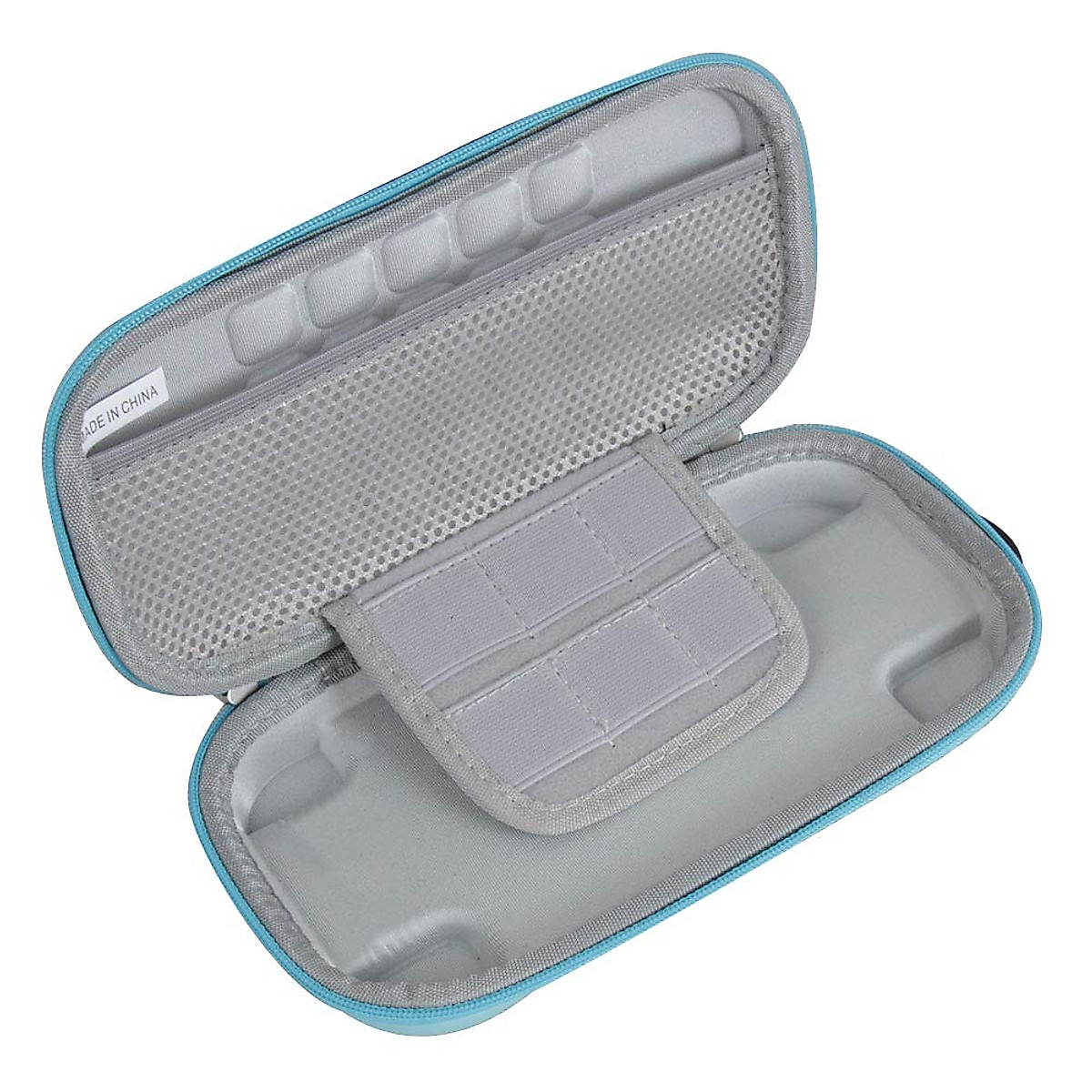 Hermitshell Hard EVA Travel Case for Nintendo Switch Lite Gaming with 12 Game Cartridges (Turquoise)