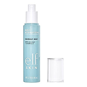 e.l.f. Cosmetics Holy Hydration! Hydrating Coconut Mist, Refreshes, Soothes & Invigorates Skin, Tropical Scent, 2.7 Fl Oz (Pack of 1)