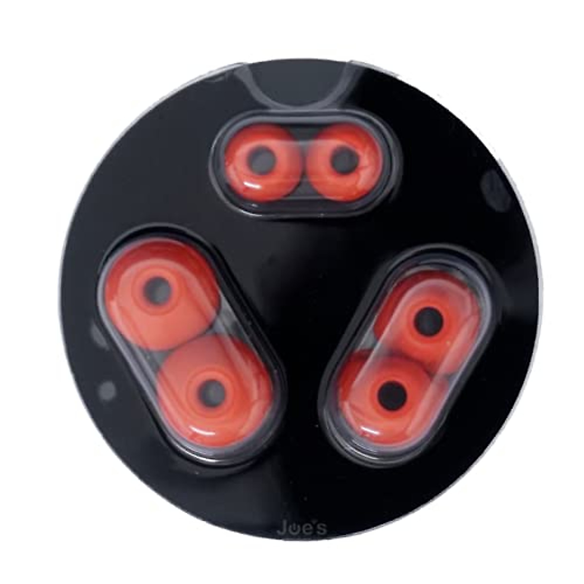 Replacement Earbud Tips for Beats Powerbeats Pro Wireless Stereo Headphones - Small, Medium, Large, and Double Flange (Lava Red)