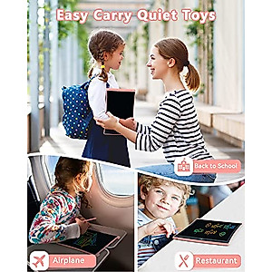 KOKODI Kids Toys 3 Packs LCD Writing Tablet, Colorful Toddler Drawing Pad Doodle Board Erasable, Educational Learning Toys Birthday Gifts for Girls Boys Age 3 4 5 6 7 8, Pink Blue Green