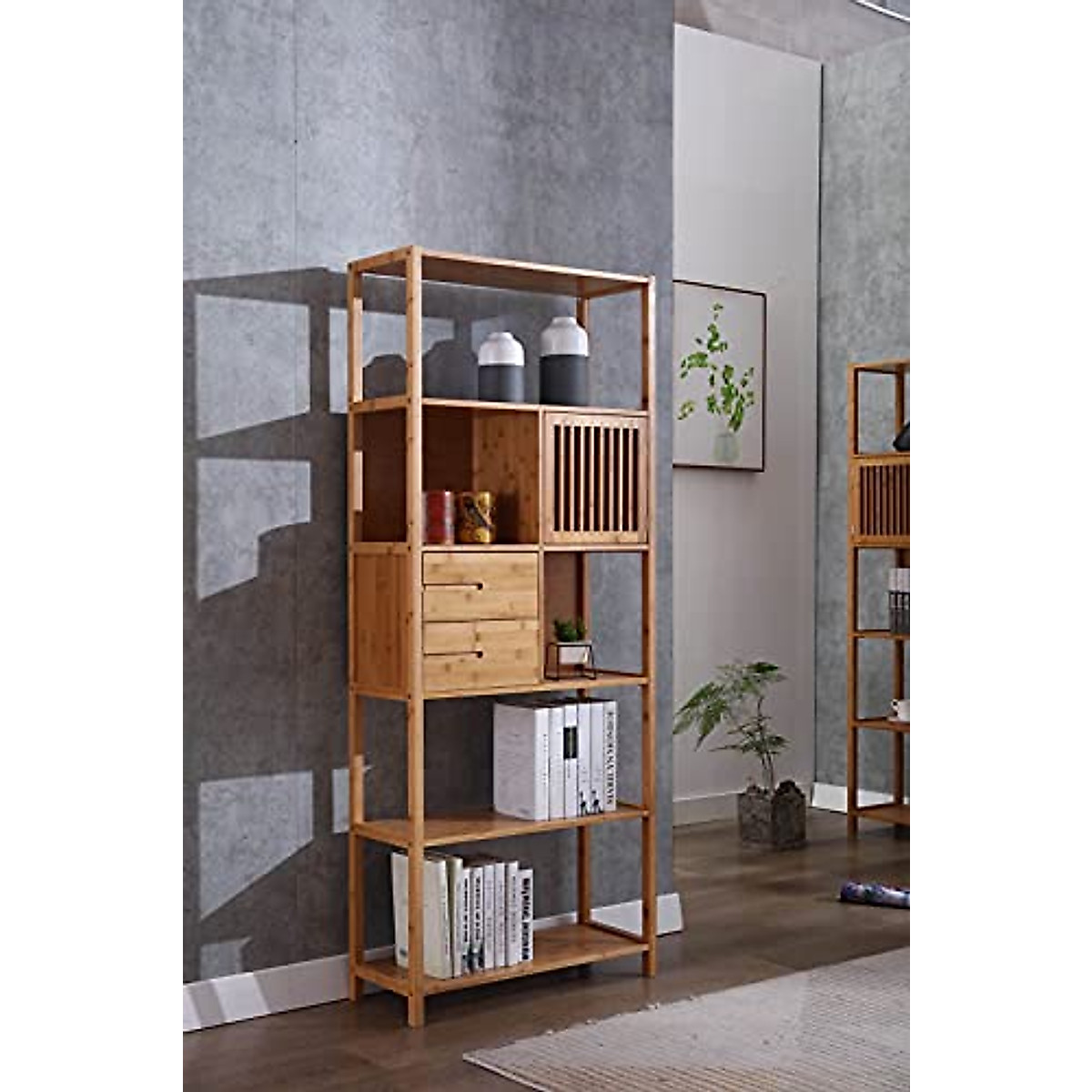 Boraam Selma Bookcase, Right, Natural