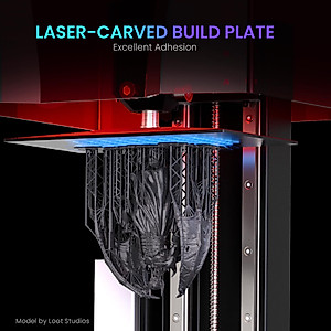 ELEGOO Saturn MSLA 3D Printer UV Photocuring LCD Resin 3D Printer with 4K Monochrome LCD, Matrix UV LED Light Source, Off-Line, and WLAN Print,192x120x200MM / 7.55x4.72x7.87 Inches Printing Size
