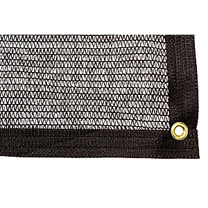 Be Cool Solutions 60% Black Outdoor Sun Shade Canopy: UV Protection Shade Cloth| Lightweight, Easy Setup Mesh Canopy Cover with Grommets| Sturdy, Durable Shade Fabric for Garden, Patio & Porch 12'x12'