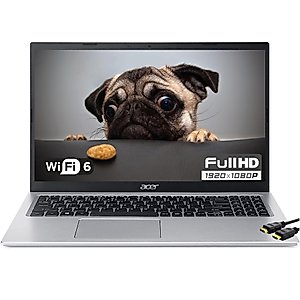 acer Aspire 5 15.6" FHD IPS Laptop for Student & Business, 11th Gen Intel i3-1115G4 Upto 4.1GHz (Beat i5-1035G4), WiFi 6, Amazon Alexa, Windows 11 S(20GB|1TB SSD)