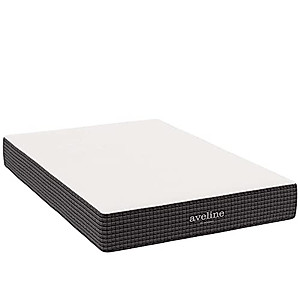 Modway Aveline Gel Infused Memory Mattress with CertiPUR-US Certified Foam, Full, White