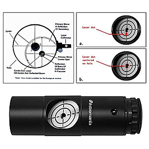 Astromania Alignment 1.25" Next Generation Laser Collimator for Newtonian Telescopes - with This Laser You can collimate Your Newtonian Telescope in just a Few Minutes!