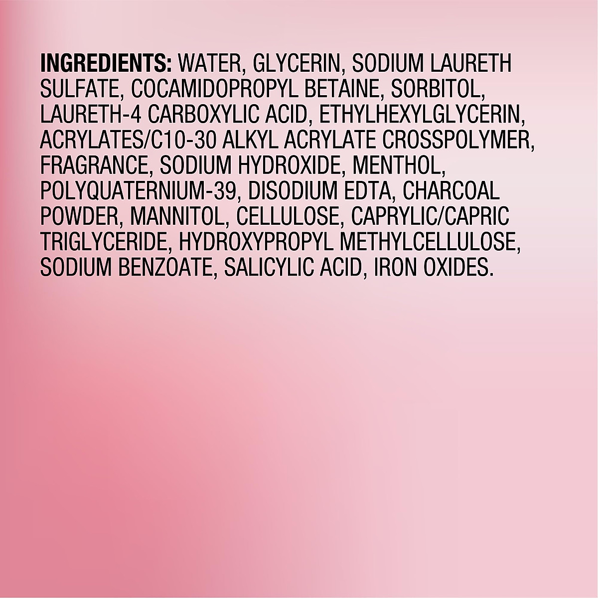 Bioré Rose Quartz + Charcoal Daily Purifying Cleanser, Oil Free Facial Cleanser Energizes Skin, Dermatologist Tested and Cruelty Free, 6.77 oz