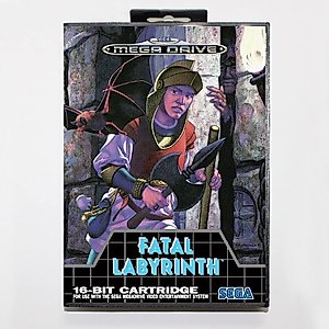 Royal Classic 16 bit Sega MD game Cartridge with Retail box - Fatal Labyrinth game card for Megadrive Genesis system
