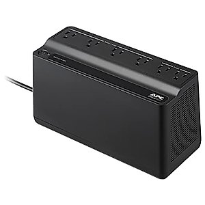 SCHNEIDER ELECTRIC BN450M-CA APC Back-UPS, 6 Outlets, 450VA, 120V, Retail