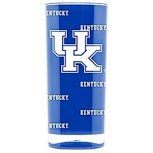 Duck House NCAA Kentucky Wildcats 16oz Insulated Acrylic Square Tumbler White