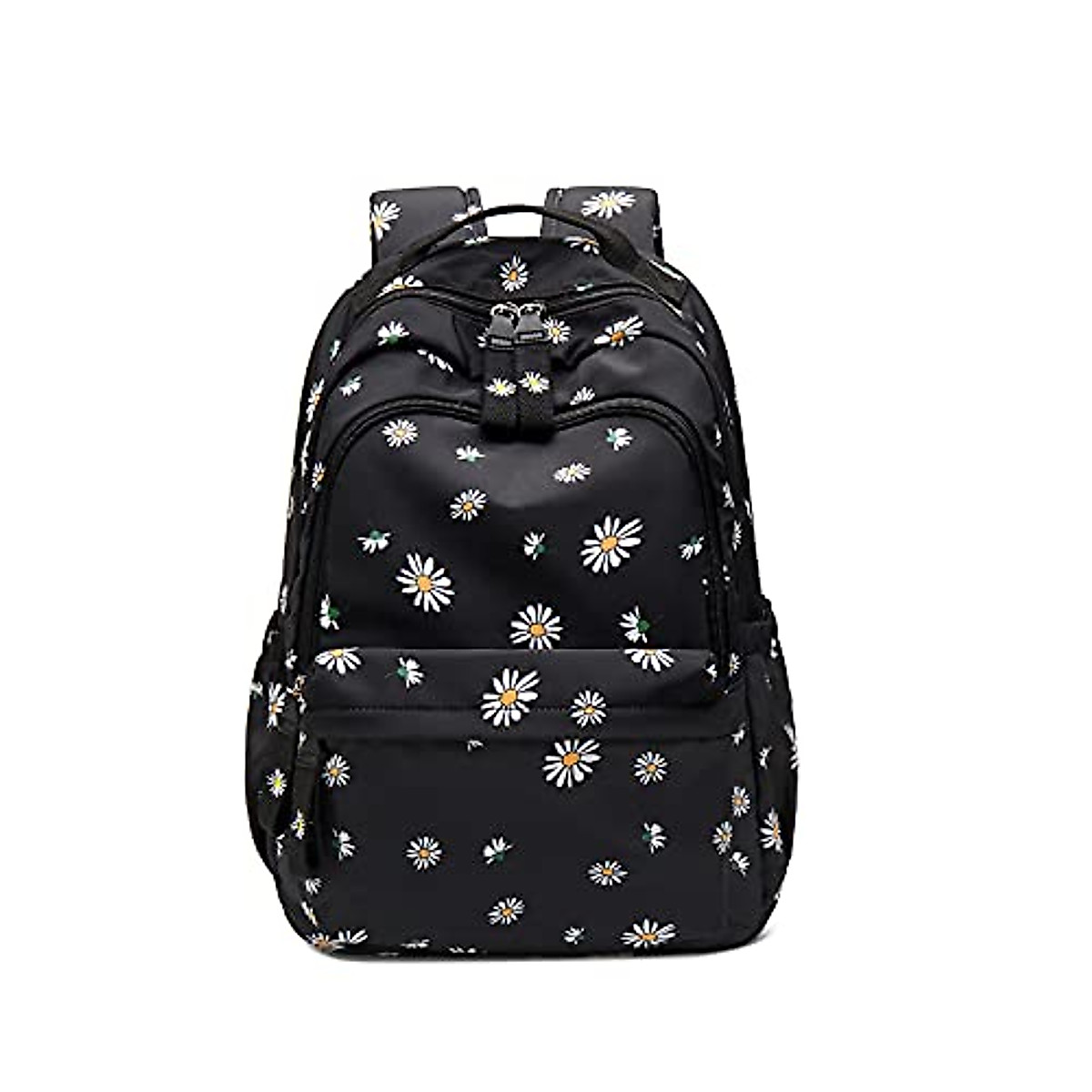 YYDCBA Large Capacity Casual Backpack Small Daisy Print Lightweight Waterproof Campus Dayily Backpack,School,Camping,Hiking