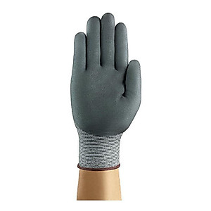 Ansell Healthcare 11531110 Series 11-531 HyFlex HPPE Glove, Palm Coated with a Spandex Polyester Knitwrist, 18 Gauge, Size 11 (Pack of 144)