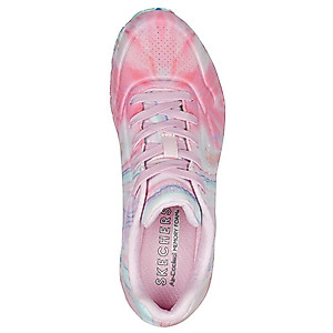 Skechers Women's UNO-Like Water Sneaker, Pink/Mulit, 8