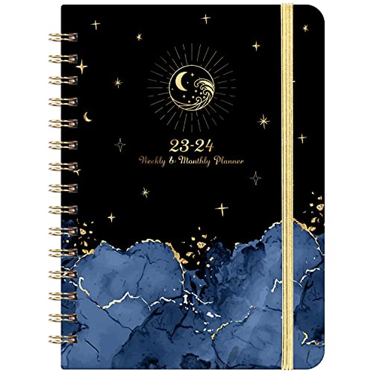 2023-2024 Planner - Weekly Monthly Planner 2023-2024, Jul 2023 - Jun 2024, Academic Planner 2023-2024, 8.5" x 6.4" Planner, Flexible Hardcover, Strong Twin - Wire Binding, Inner Pocket