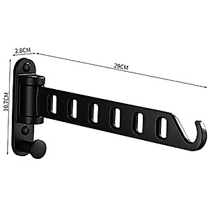 Wall Mounted Clothes Drying Rack Laundry Drying Rack Wall Mount Drying Rack Clothing For Laundry Collapsible Space Saver Clothes Rack Retractable Dryer Racks ( Color : White A , Size : 29*10.7*2.8cm )