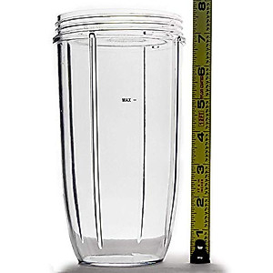 Blender Cup and Blade Replacement, 32 Oz Cups and Extractor Blade for Nutribullet Blender 600W/ 900W Models for NutriBullet Blender Blade Replacement Parts