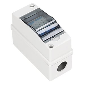 1000V DC Circuit Breaker, 10A PV Combiner Box Disconnect Switch, Built in DC Switchgear, Support Overvoltage, Overload, Lightning Protection for Solar PV System Household RV
