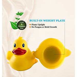 3" Easter Rubber Duck [Floats Upright] - Baby Safe Bathtub Bathing Toy