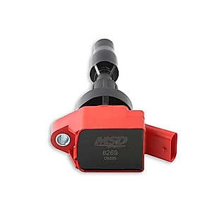 8269 MSD Ignition Coil - Blaster Series - Fits Hyundai and KIA 1.6L Turbo - Red
