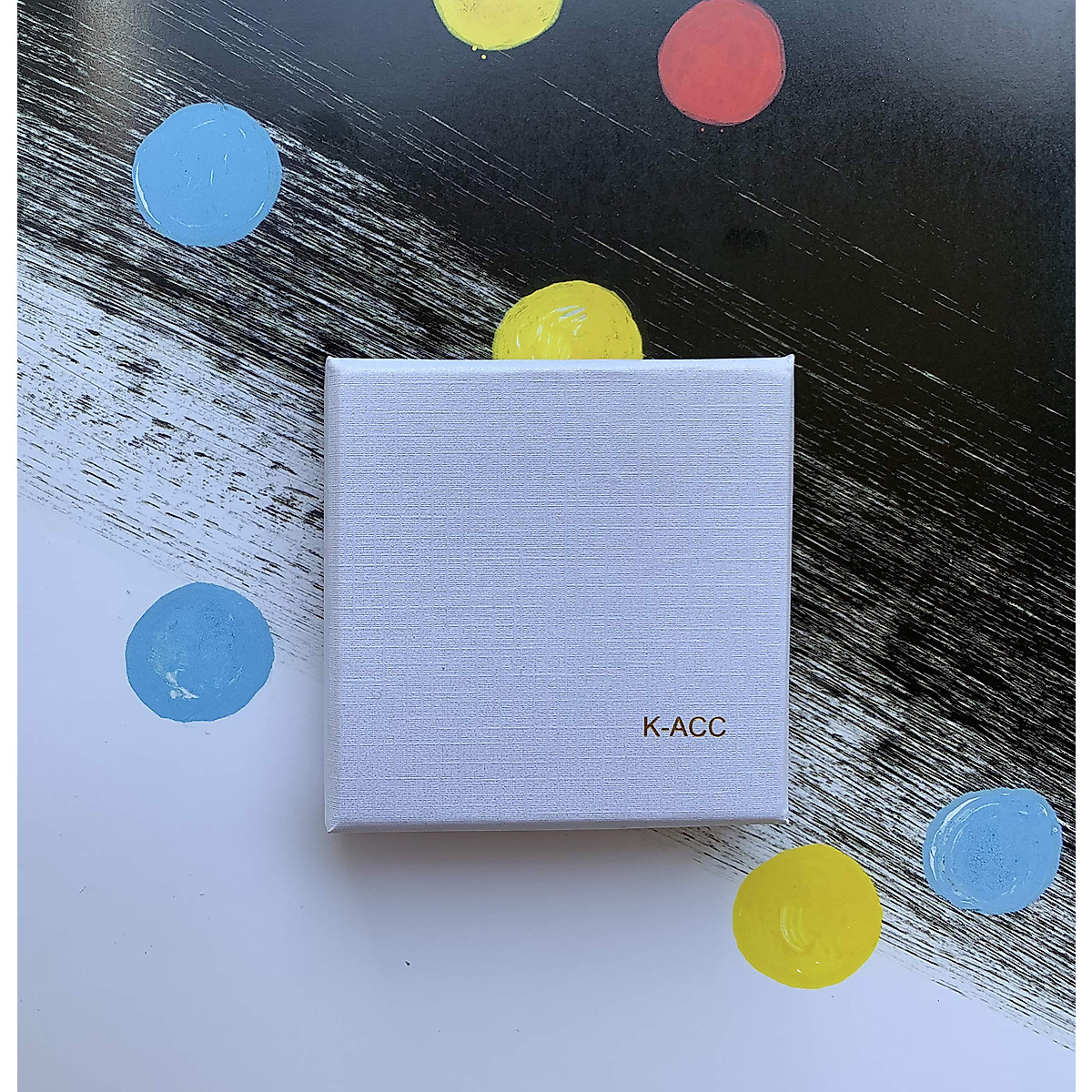 K-Acc Heart Link Bracelet [Gift Packaging] Christmas Gifts for Girls and Women (Rainbow)