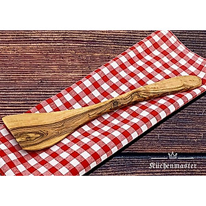 Olive Wood Spatula For Cooking Beautiful Wooden Spatula Turner Ideal For Nonstick Cookware, Stirring, Fry, Mixing, and Flipping Handmade For Kitchen Cookware