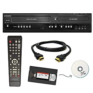 Magnavox VHS to DVD Recorder VCR Combo w/ Remote, HDMI