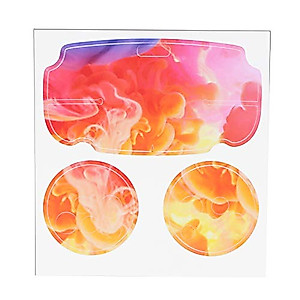 Shanrya VR Controller Stickers, VR Headset Stickers Detachable PVC Skin Accurately Paste Anti Scratch for Quest 2