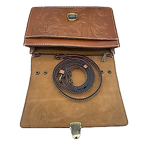 Patricia Nash Tooled Leather Laurentina Crossbody Bag Purse in Florence