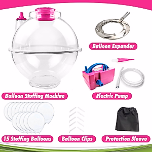BLOONSY Balloon Stuffing Machine | Balloon Stuffer Machine Kit with Electric Air Pump and Expander Tool