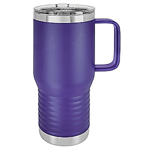 Polar Camel 20 oz. Vacuum Insulated Travel Mug with Slider Lid (Purple)