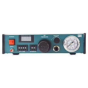 PreAsion 110V Semi-Automatic Glue Dispenser Digital Display Dispenser Machine 983A Intelligent Control Dispensing Time for Electronic Component