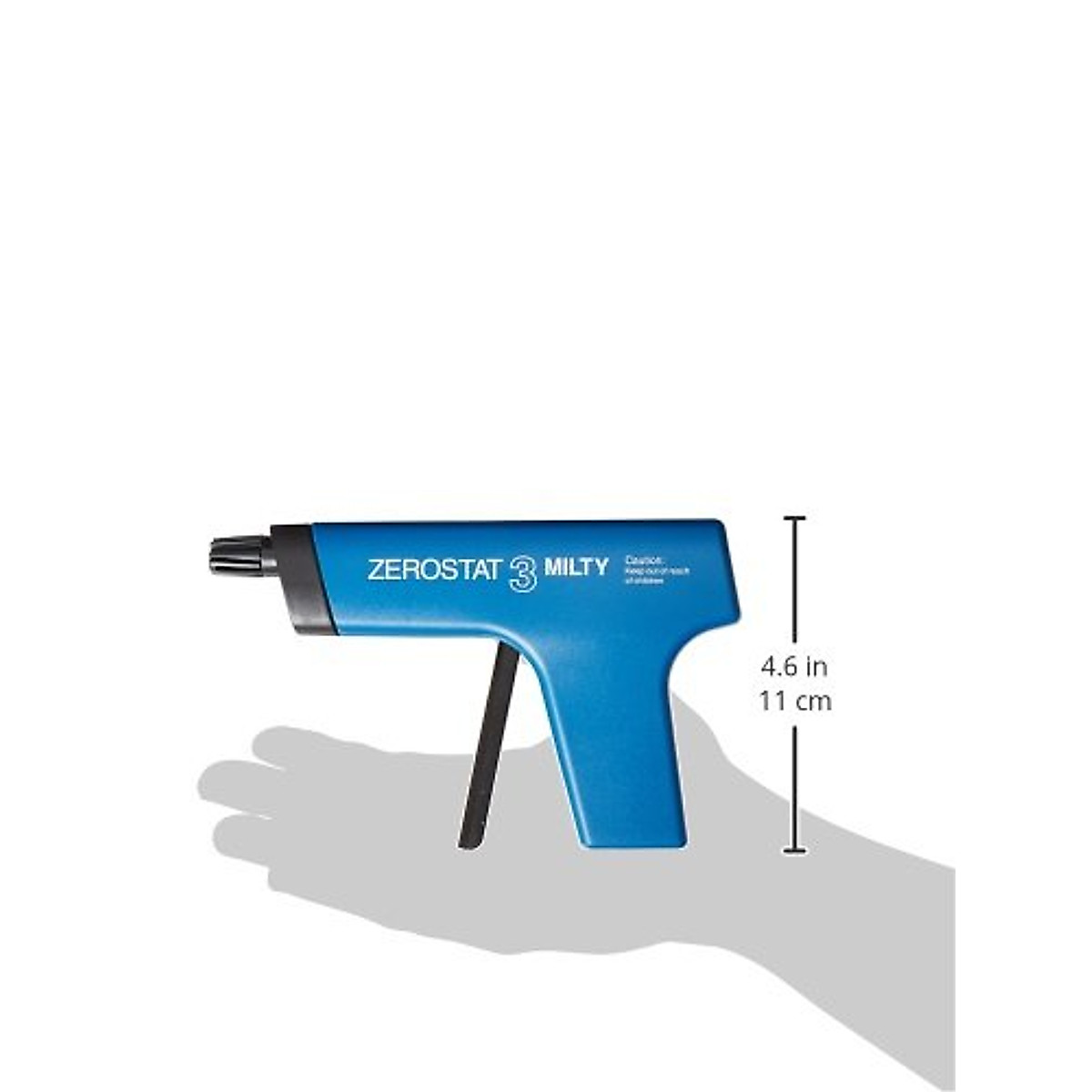 Milty 5036694022153 Zerostat 3 Anti-Static Gun, Blue