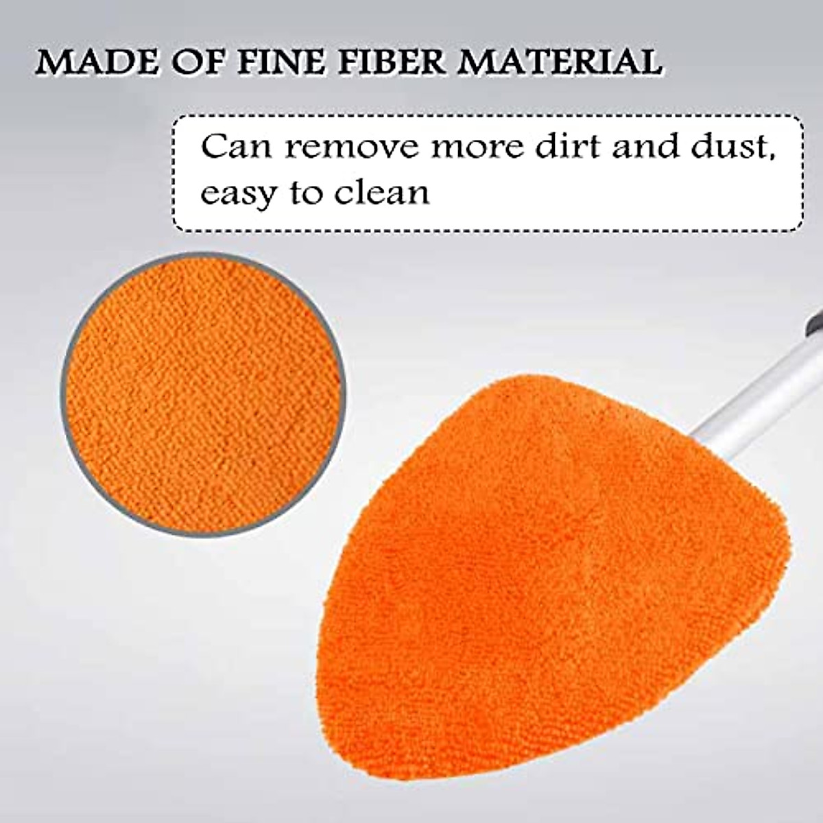 30Pcs Car Care Microfiber Cloths/Microfiber Bonnets/Microfiber Cleaning Covers for Windshield Cleaning Tool, Windshield Cleaner Replaceable Glass Cleaning,Car Window Cleaner Washing Pads Cover Kit